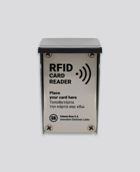 IP66 RFID WALL-MOUNTED CARD READER WITH PROTECTIVE INOX 316 COVER FOR ...